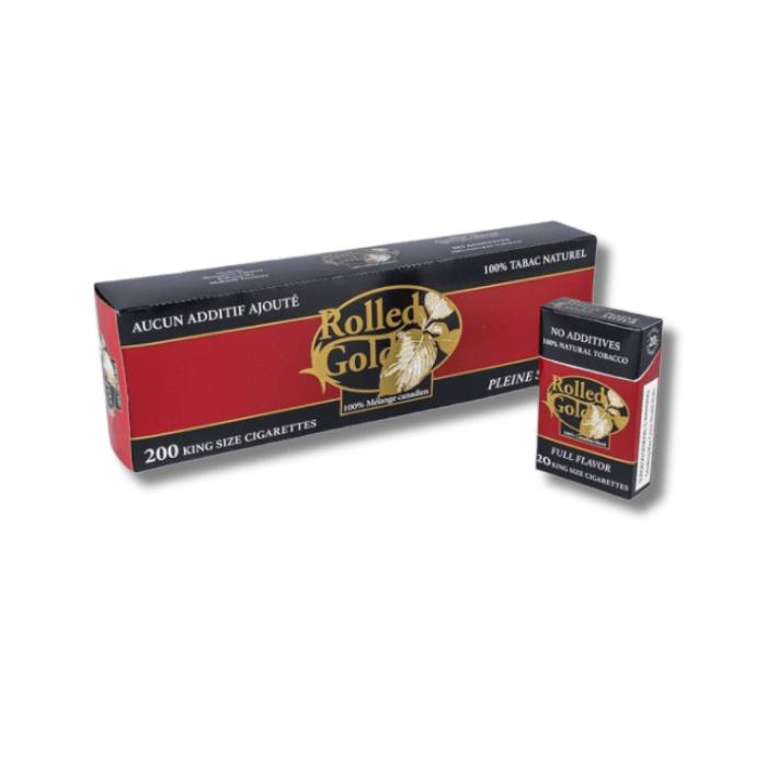 Buy Rolled Gold Full Flavor Cigarettes Canada | NativeSmokes4Less